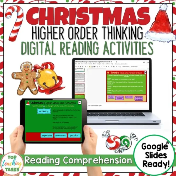 Christmas Digital Reading Comprehension Activities - Top Teaching Tasks ...