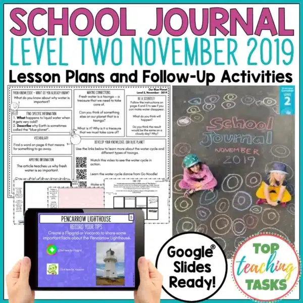 School Journal Level 2 November 2019 Print and Digital Activities – Top ...