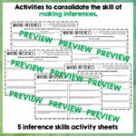 Inference Skills Activities for Any Fiction Text – Top Teaching Tasks ...