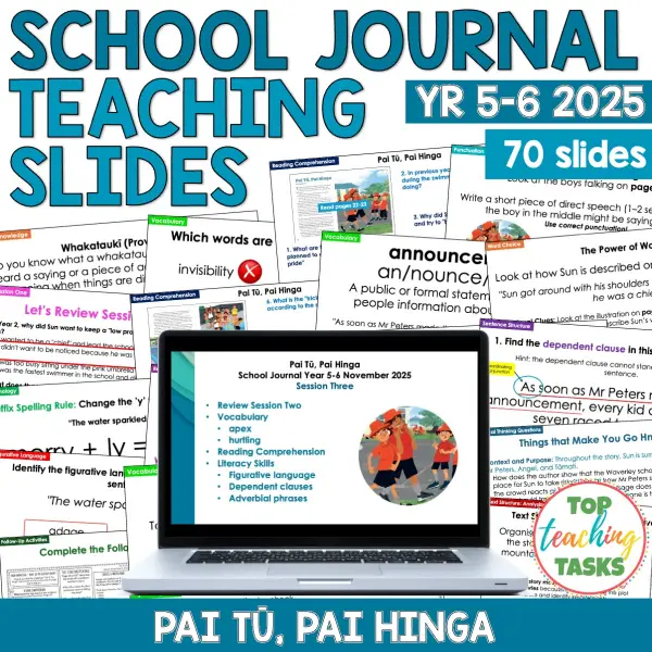 Whole Class School Journal Resource Year 5 & 6 – Pai Tū, Pai Hinga ...
